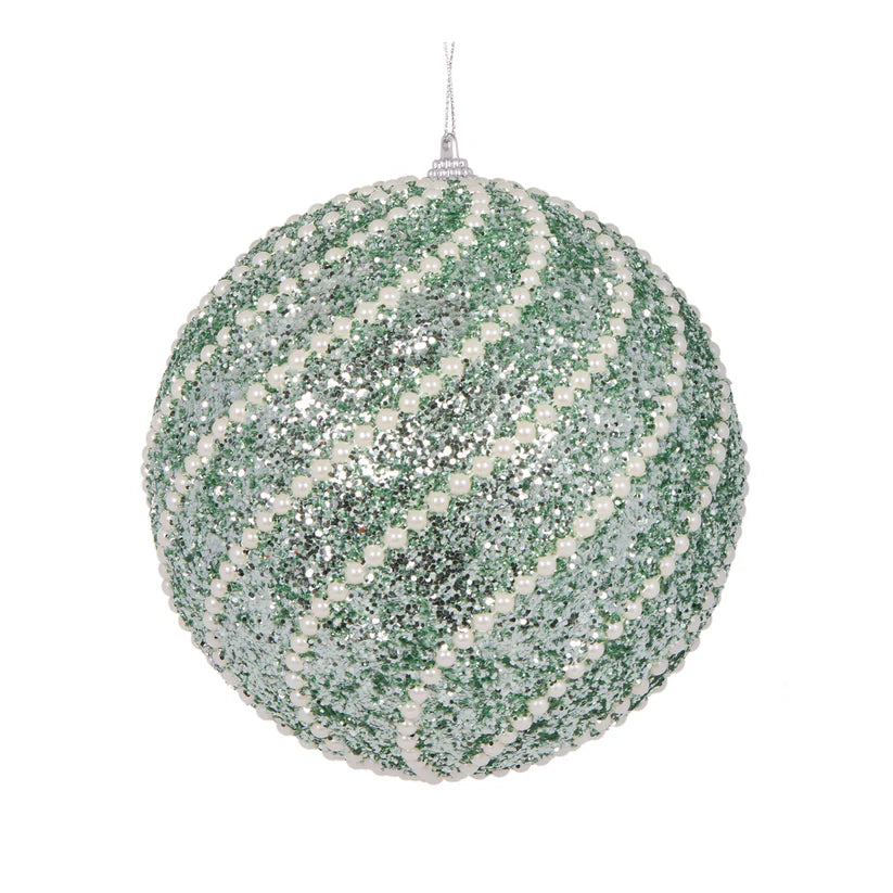 XL SEA PEARL SWIRL BAUBLE – Hunt & Gather Home