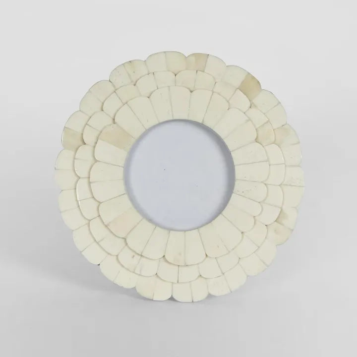 LEILA ROUND BONE INLAY PHOTO FRAME – Hunt & Gather Home